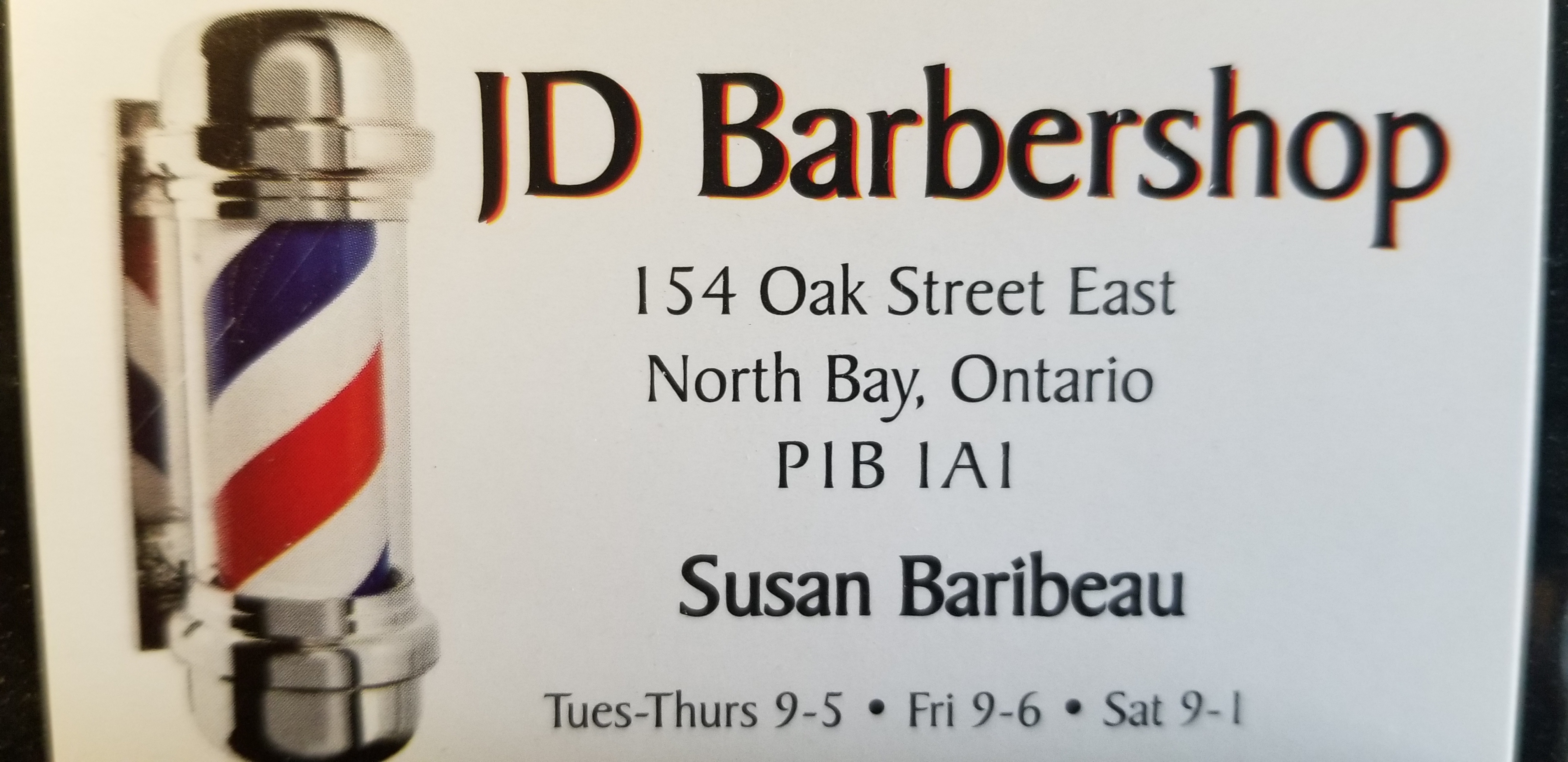 JD Barber Shop & Hair Styling | Downtown North Bay